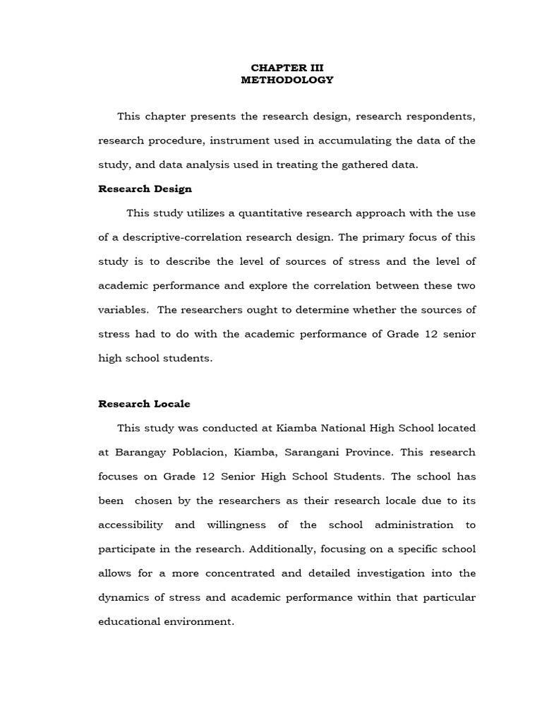 Chapter III Revised Pr2 Sarip | PDF | Survey Methodology | Sampling (Statistics)