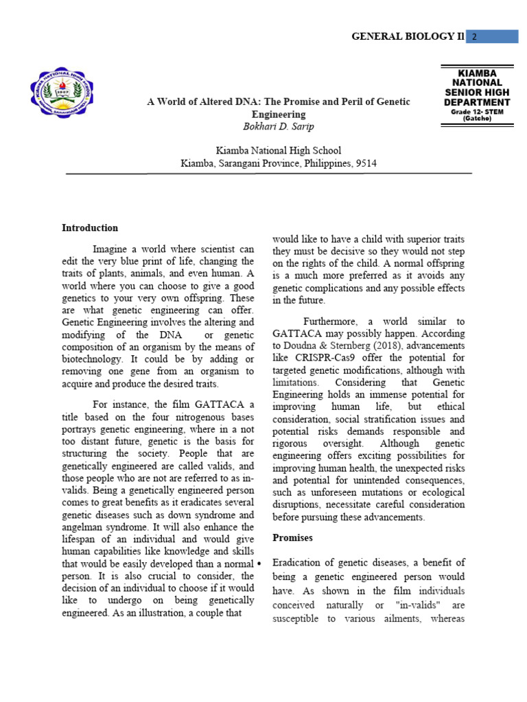 HeLa Cells Term Paper Final | PDF