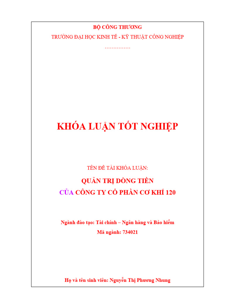 Khóa luận TN. SV Nhung ĐH K14 TCNHBH HN. 02.2024 | PDF