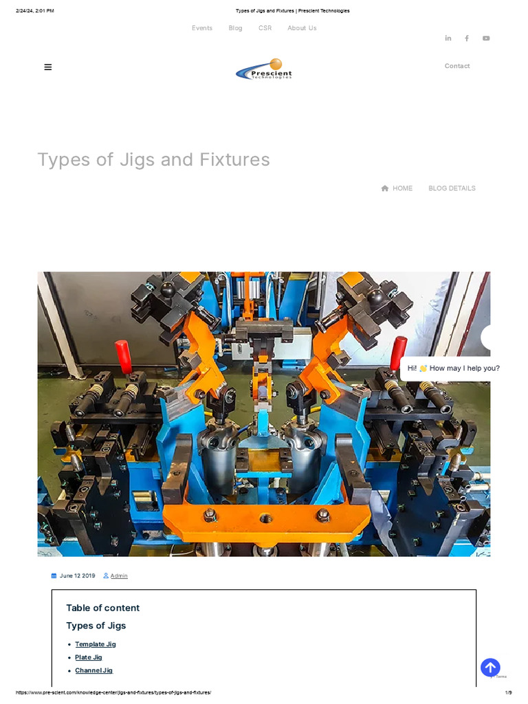 Types of Jigs and Fixtures Explained | PDF | Grinding (Abrasive Cutting ...