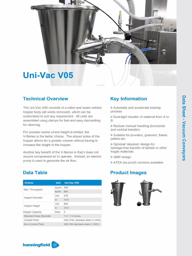 Uni Vac V05 | PDF