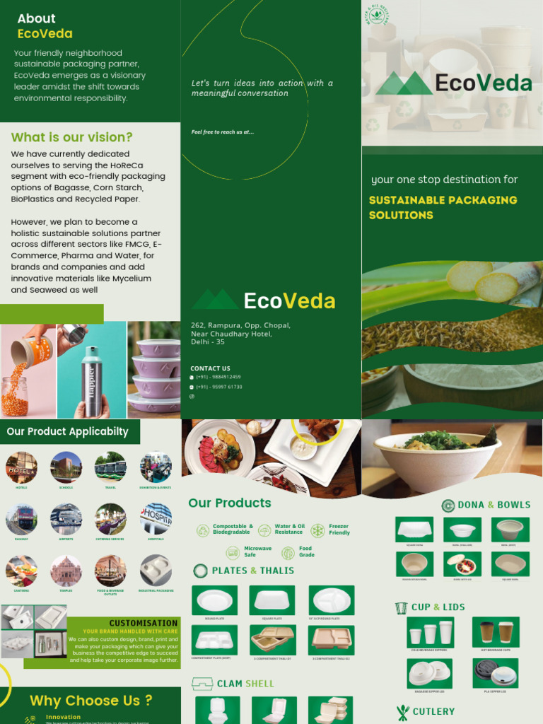 EcoVeda Brochure-5 | PDF | Packaging And Labeling
