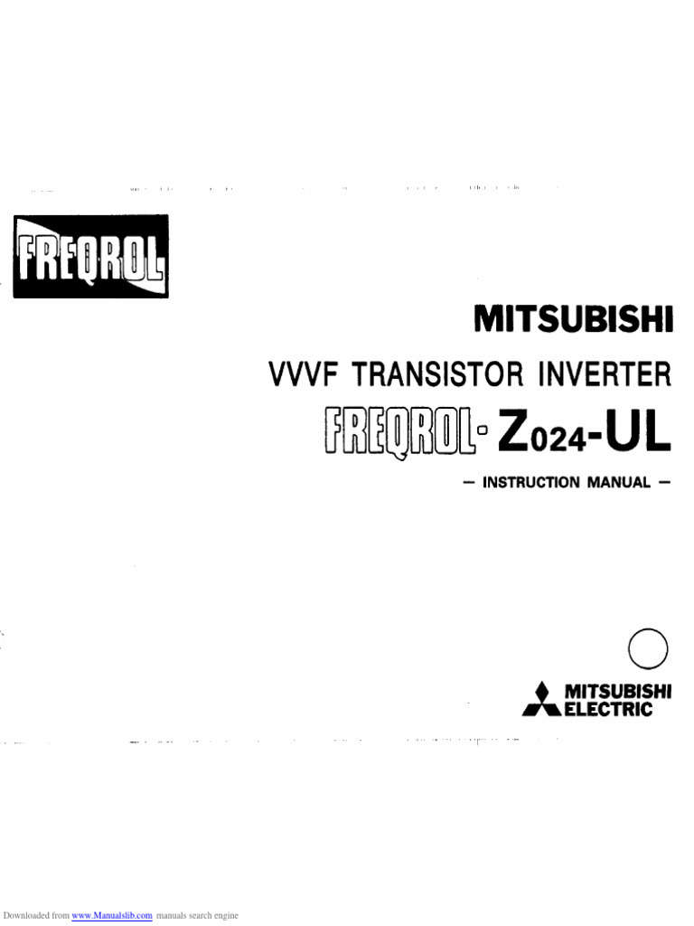 Freqrol Z024ul | PDF | Power Supply | Power Inverter