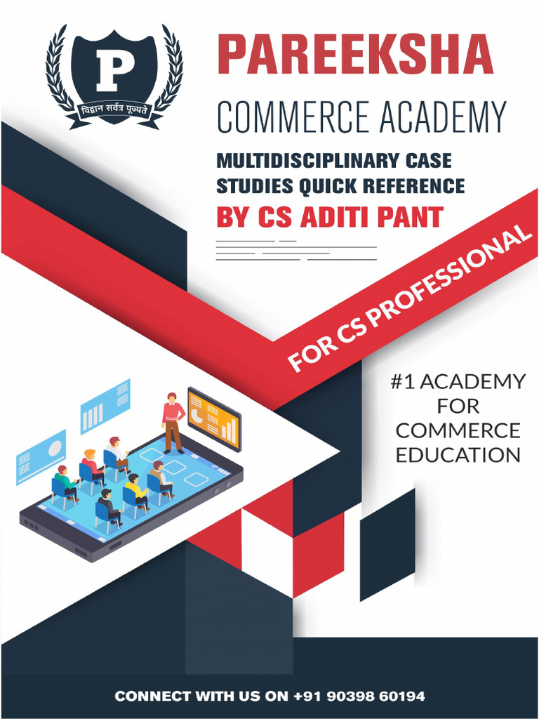 MDCS Quick Reference by CS Aditi Pant (For CS Professional June 2021 Attempt) - Pareeksha ...