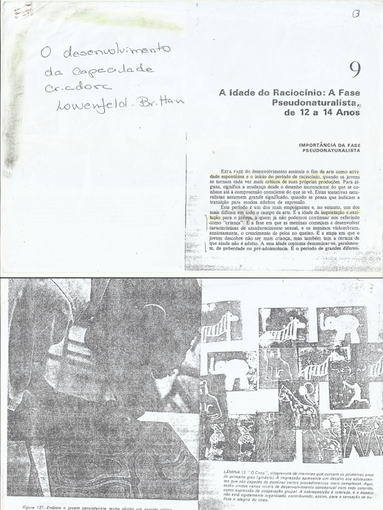 O Desenvolvimento Da Capacidade Criadora - Viktor Lowenfeld e Lambert ...