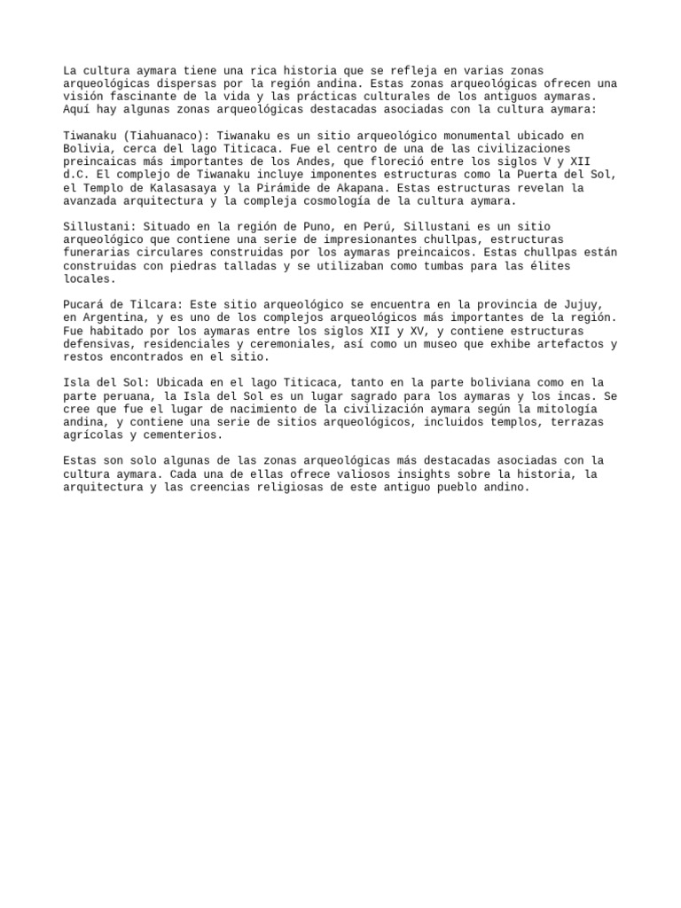 Aymara Comidas | PDF