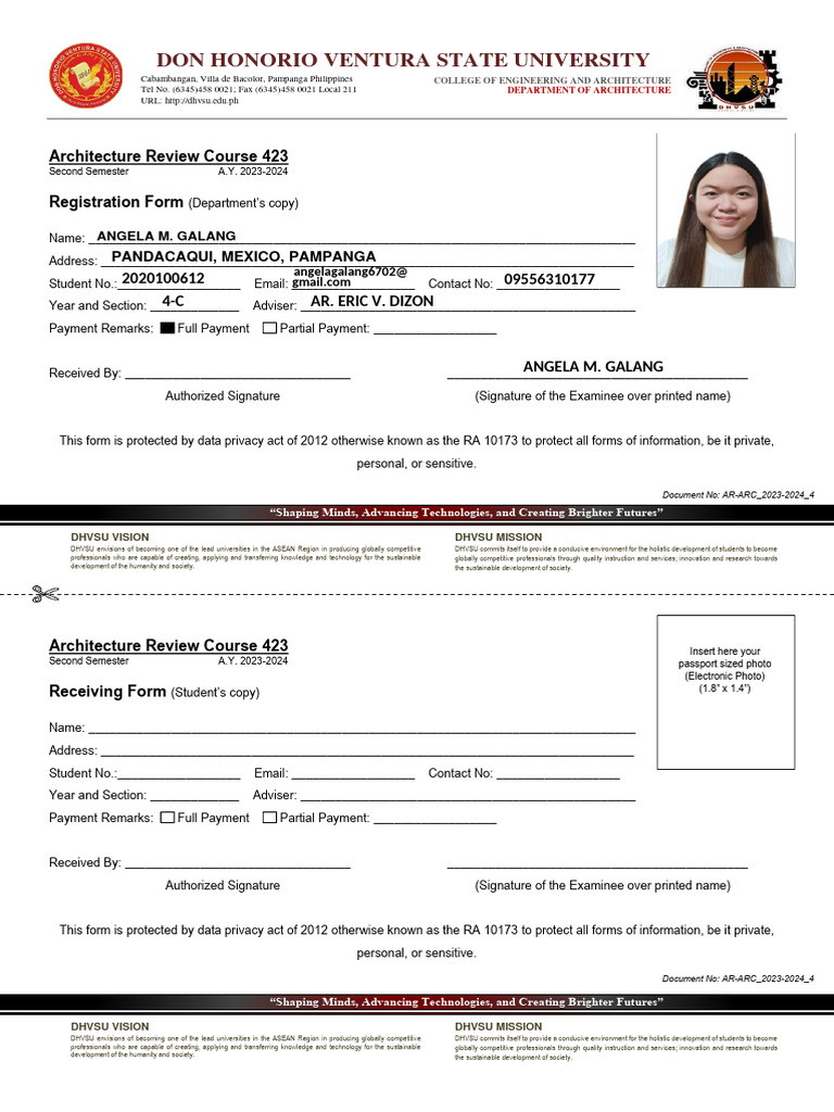 Registration Form (1) | PDF