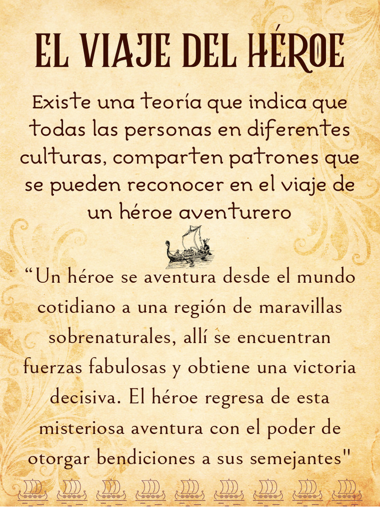 El Viaje Del Héroe | PDF | Filosofía | Relaciones personales, crianza y ...