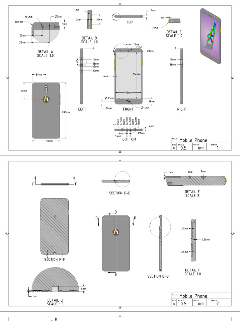 Smartphone DWG | PDF