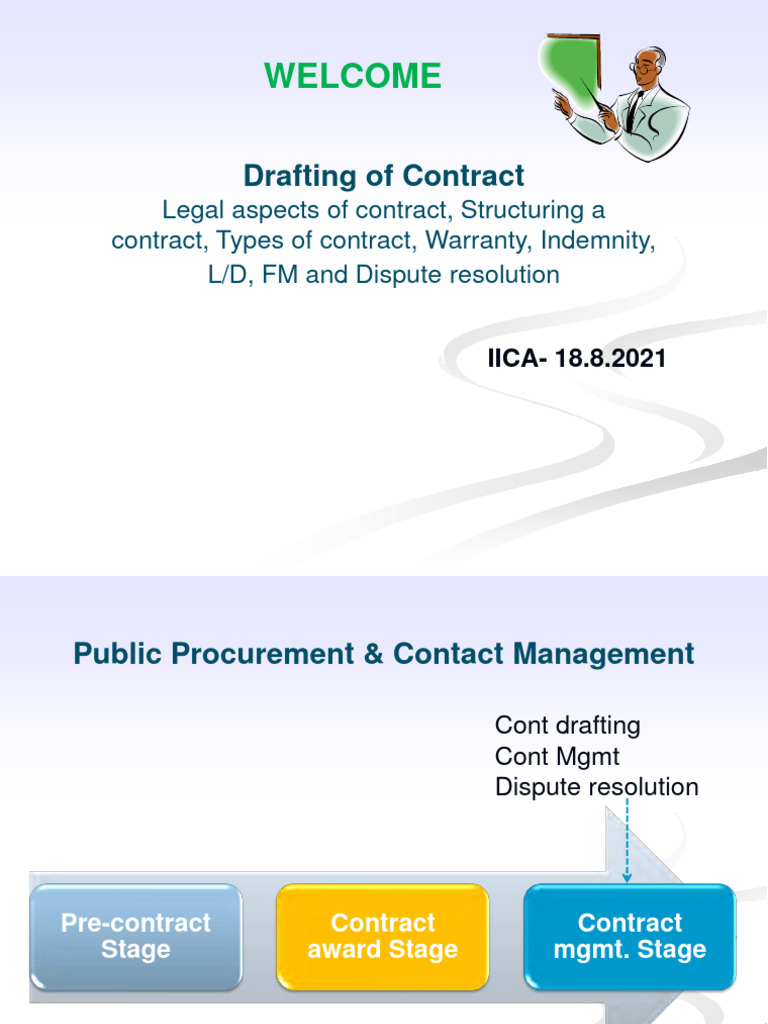 Drafting of Contract | PDF | Breach Of Contract | Indemnity