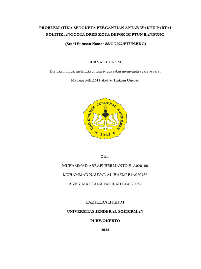 Naskah Jurnal - Muhammad Arrafi Herlianto | PDF