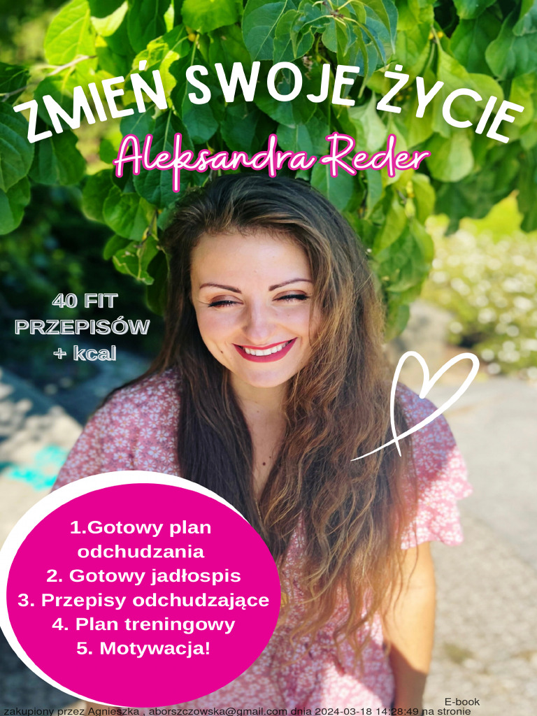 Zmien Swoje Zycie Aleksandra Reder | PDF