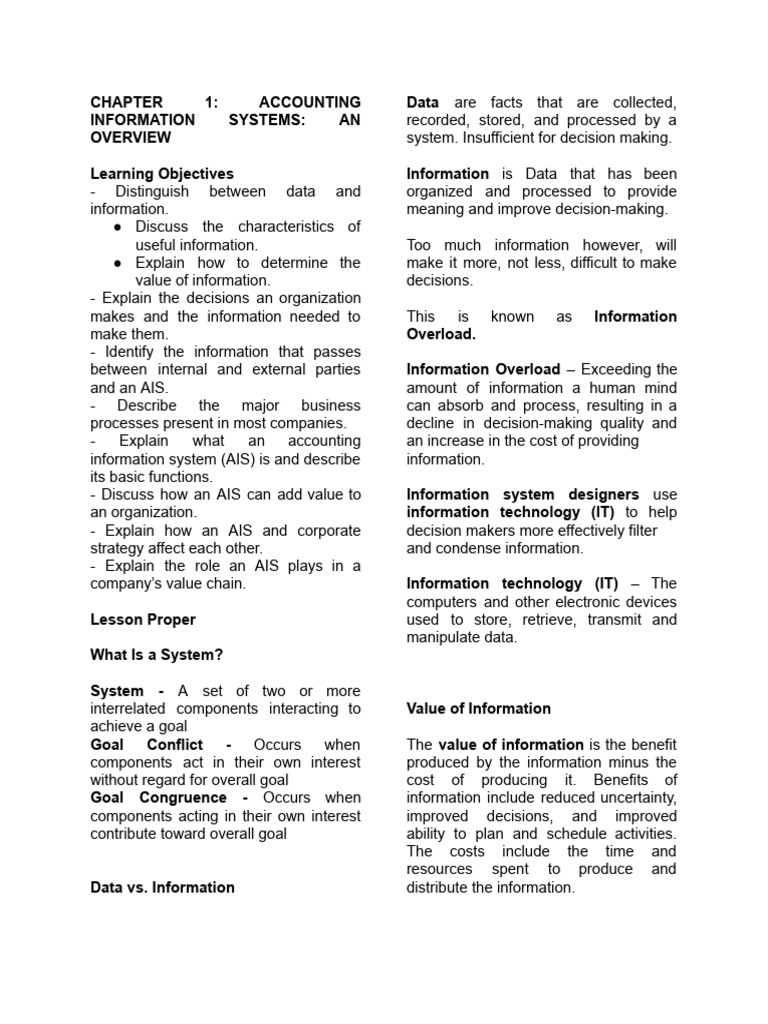 Ais Chapter 1 Pdf Information Intelligence Ai And Semantics