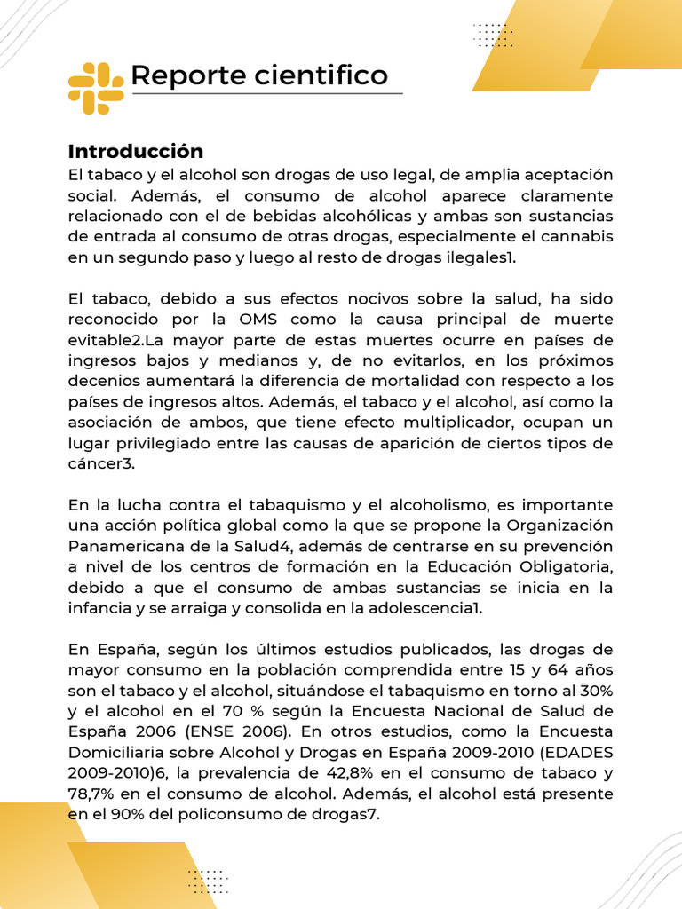 Reporte Cientifico | PDF | Relaciones personales, crianza y desarrollo ...