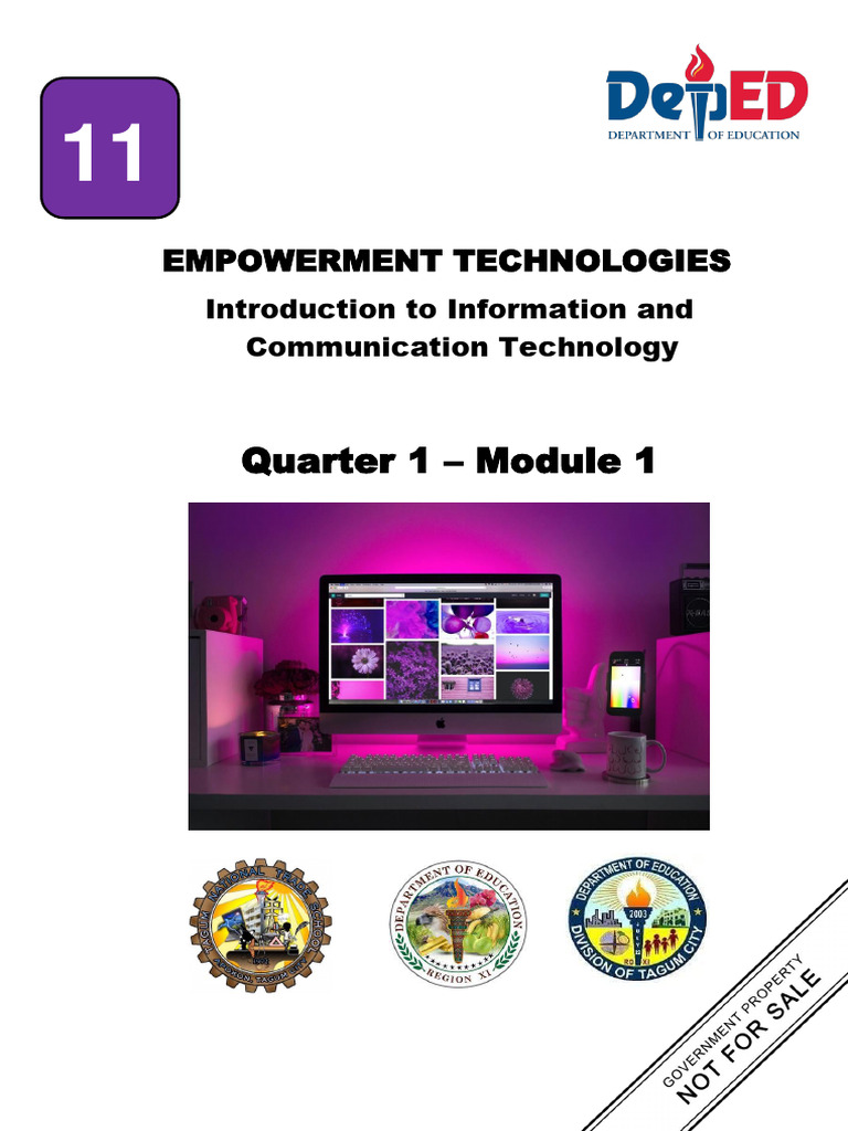 ETECH QTR1 MODULE1 | PDF | Computers