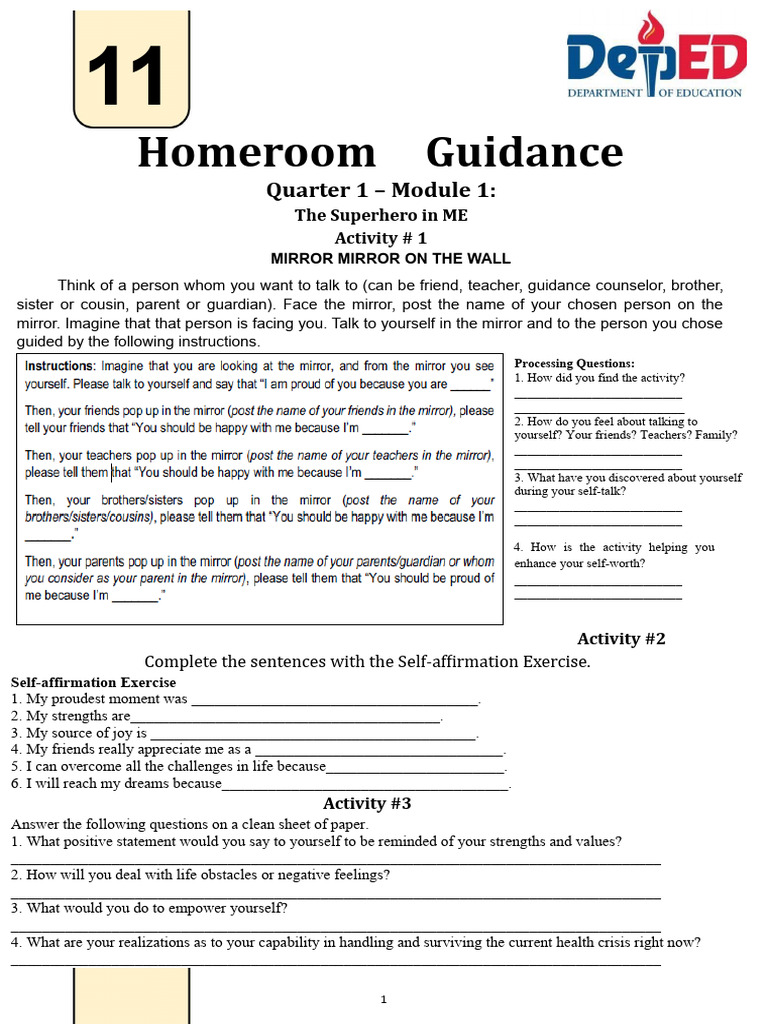 HG M1-2 | PDF | Behavioural Sciences | Psychological Concepts