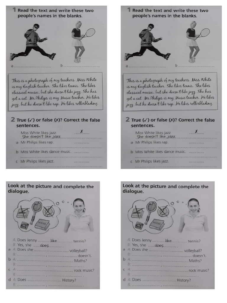 3 Año Lesson2 | PDF