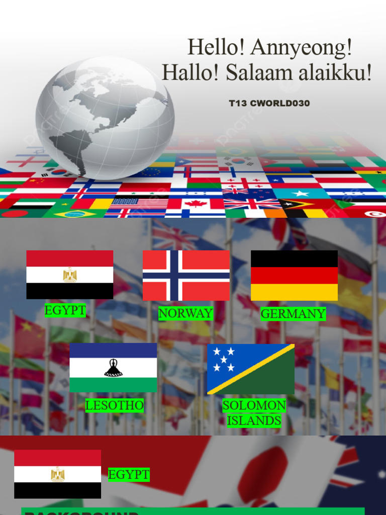 Cworld Reporting | PDF | Egypt | Economies