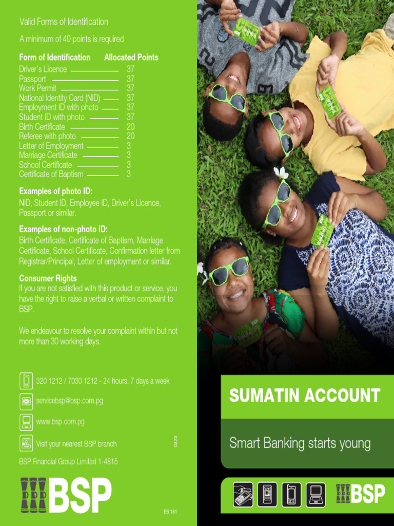 Sumatin Account Brochure | PDF