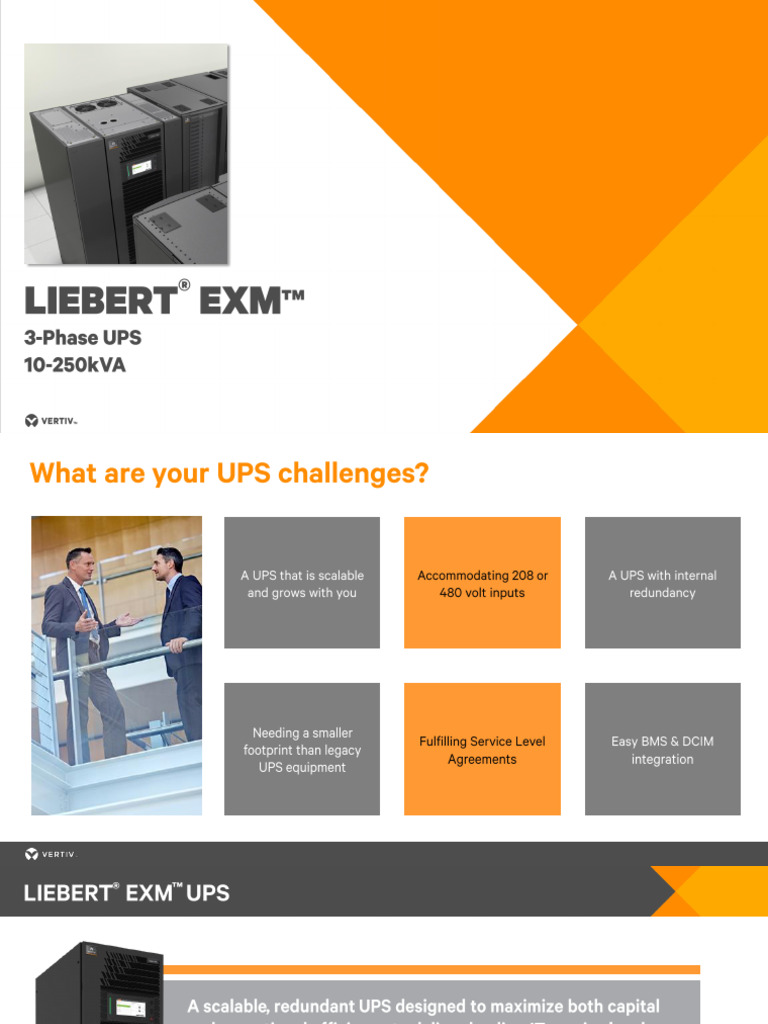 3 Liebert Exm Ups Pres June 2017 160104 0 | PDF | Manufactured Goods | Electrical Engineering