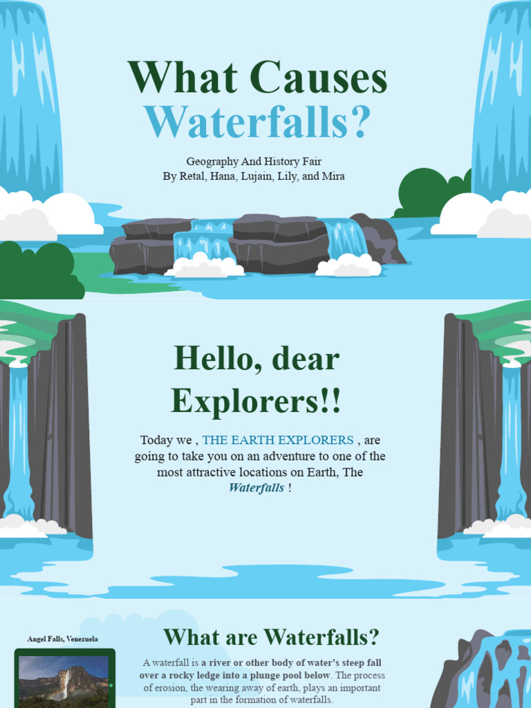 Waterfall Formation Explained | PDF | Erosion | Physical Geography