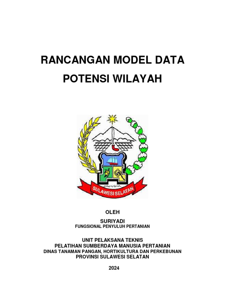Rancangan Model Data Potensi Wilayah | PDF Rancangan Model Data Potensi Wilayah | PDF