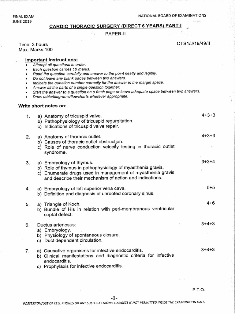 CTS Paper-II | PDF