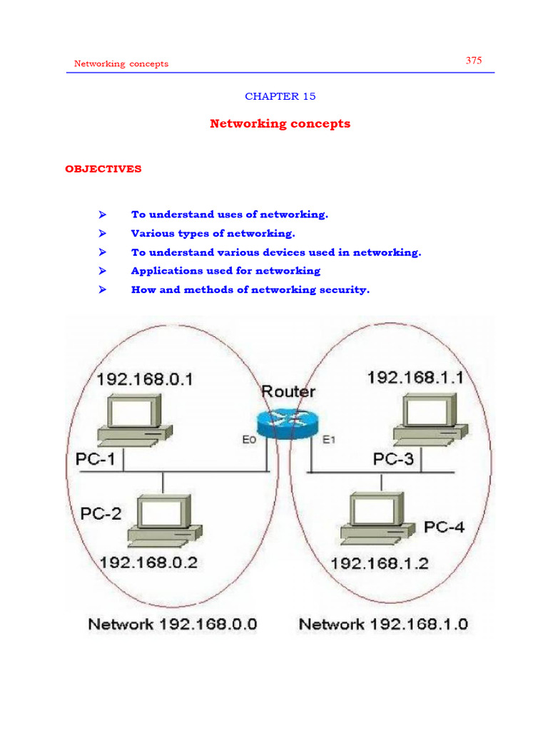 Networking Concepts | PDF | Computer Network | Network Topology