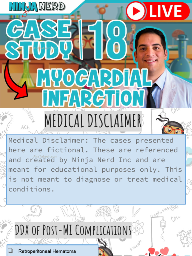 Case Study #18 - Presenting With Myocardial Infarction Atf | PDF