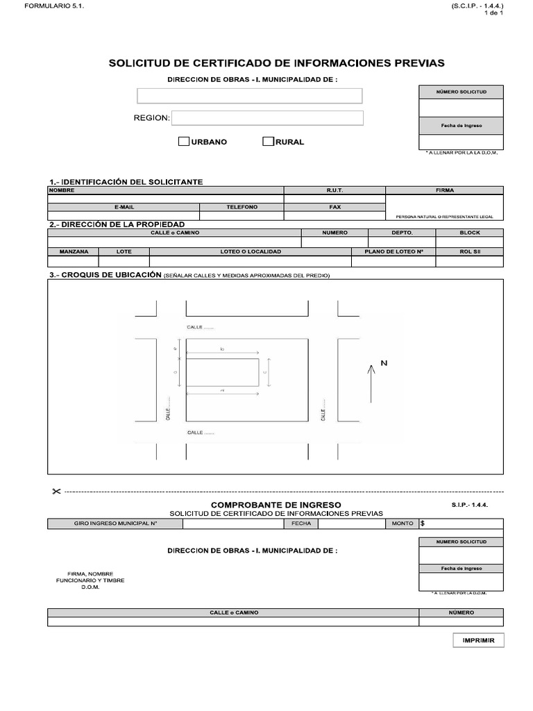 Formulario CIP | PDF