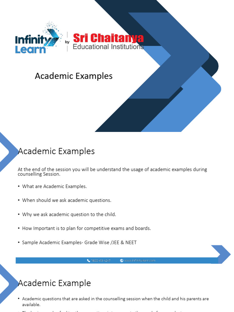 Importance of Academic Examples in Counseling | PDF | Force | Earth