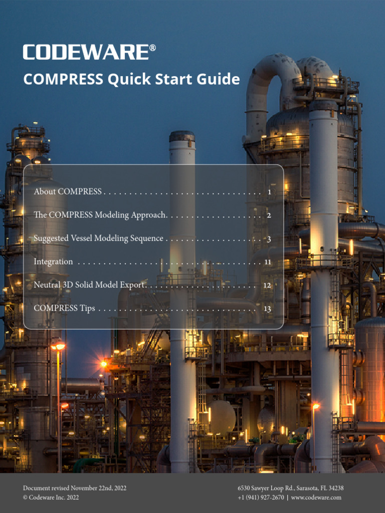 COMPRESS Quick Start Guide | PDF
