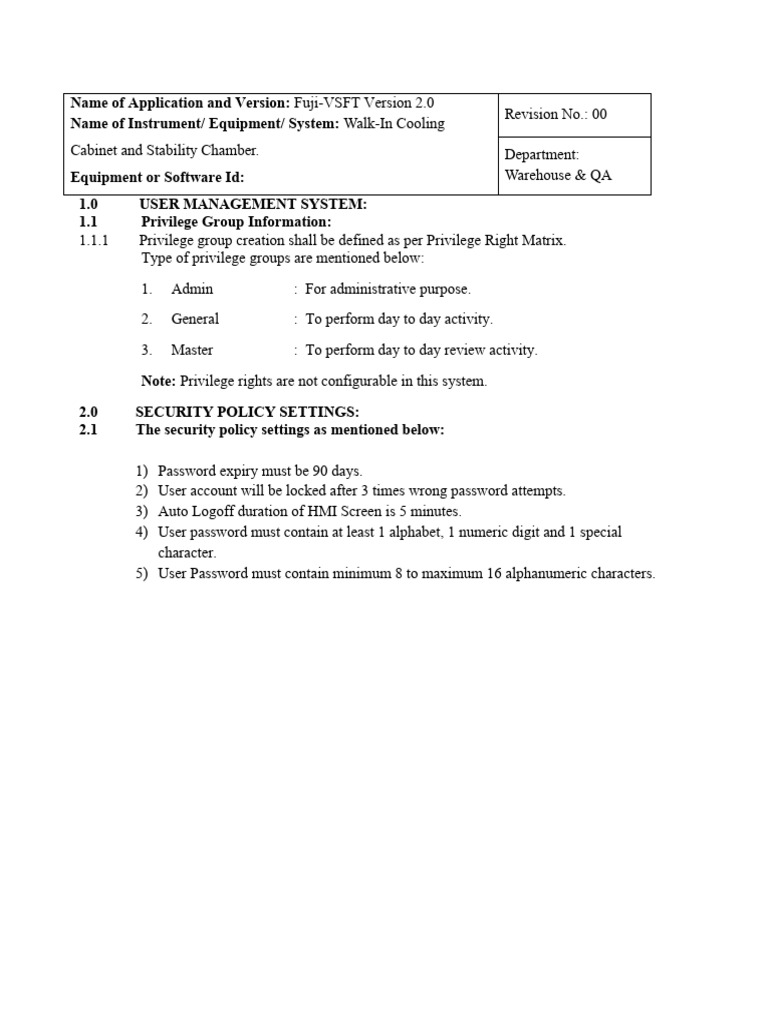 Application Wise Process Steps For Stability Control - Fuji (HMI) | PDF ...