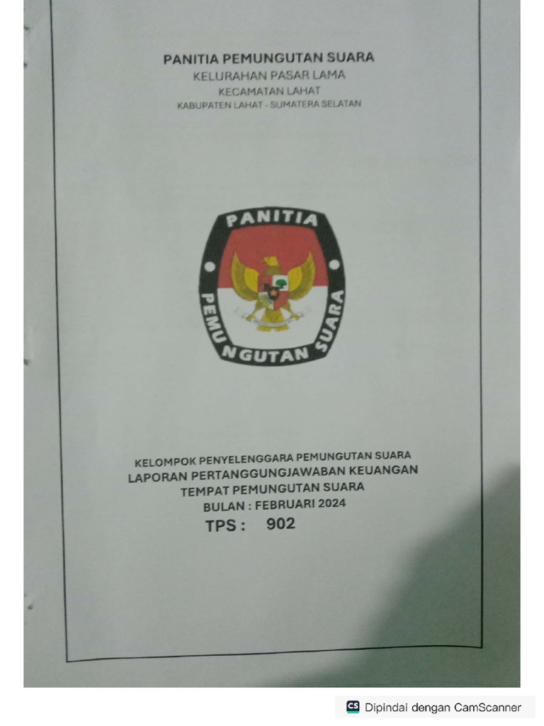 Contoh SPJ KPPS Versi Pasar Lama | PDF