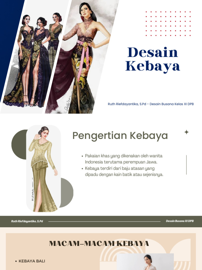 Desain Kebaya | PDF