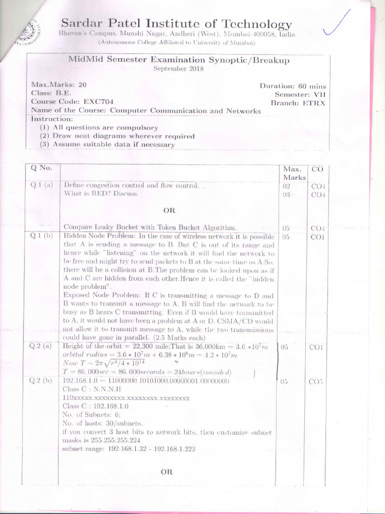 Computer Networking Mse | PDF