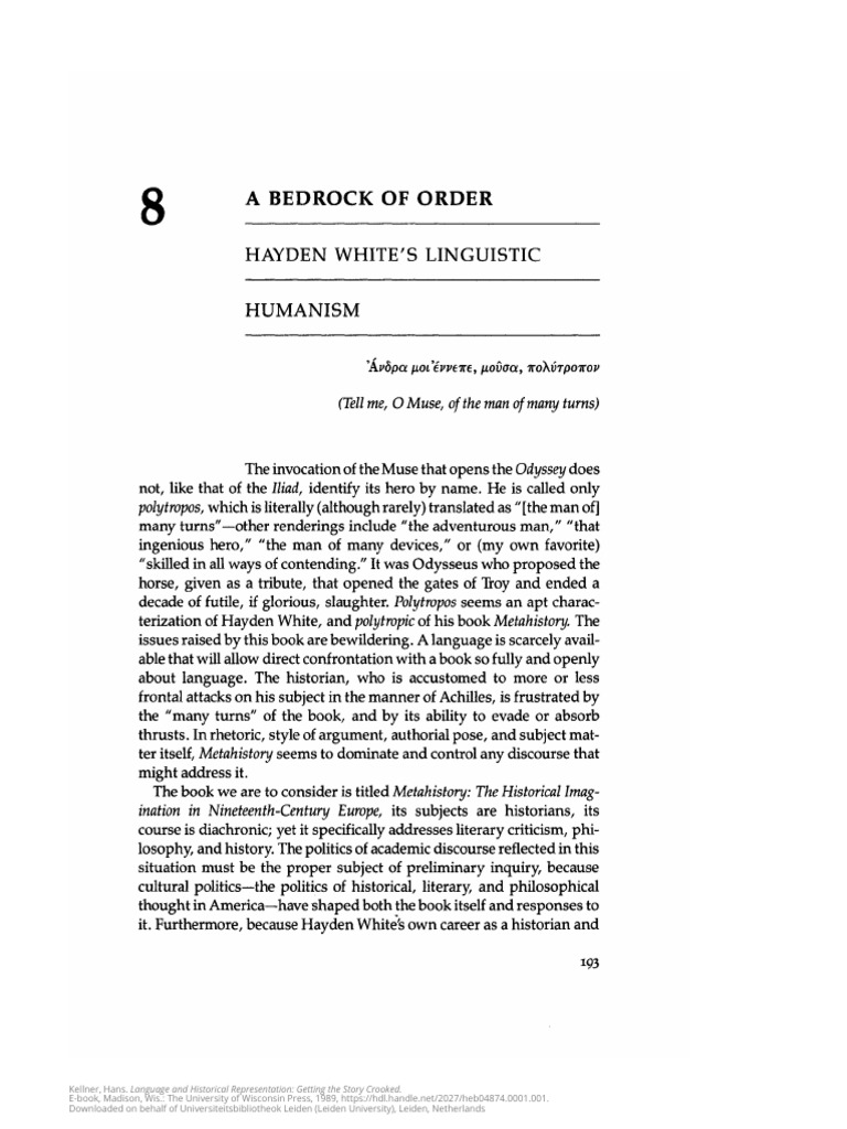 Kellner On Hayden White | PDF | Social Science | History