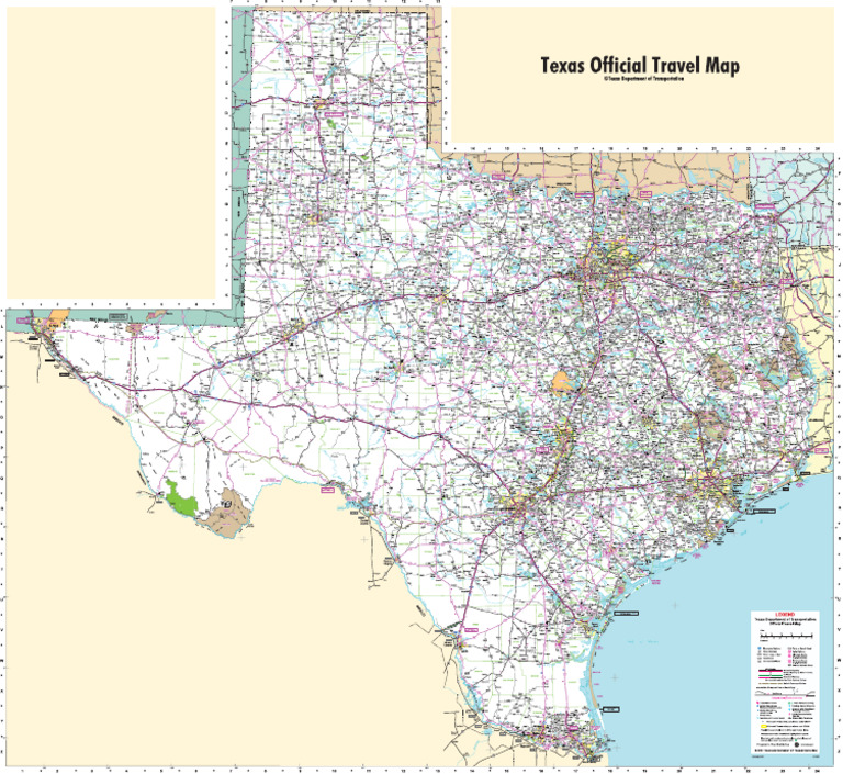 Texas Highway Map 2015 | PDF