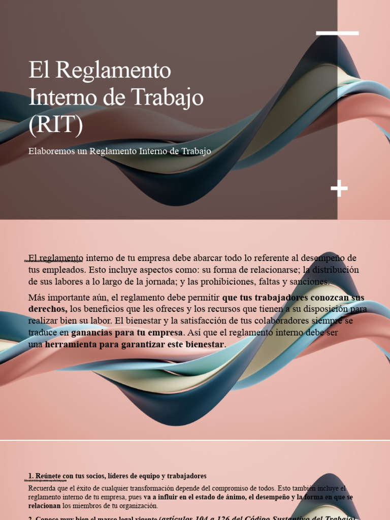 Guía para Elaborar un Reglamento Interno | PDF | Business | Regulación