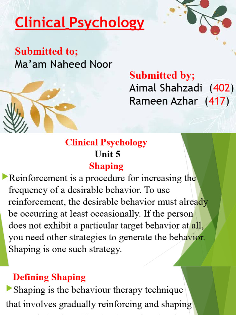 Clinical; Ch 5 Shaping | PDF