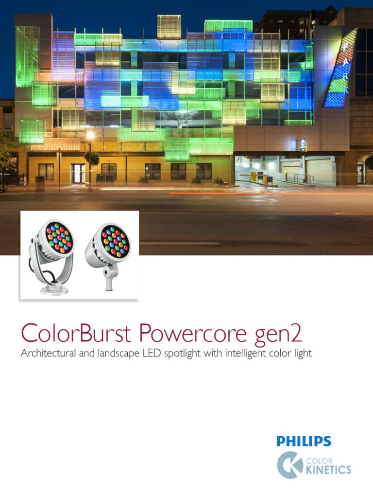 ColorBurst Powercore gen2 LED Spotlight Guide | PDF | Light Emitting ...