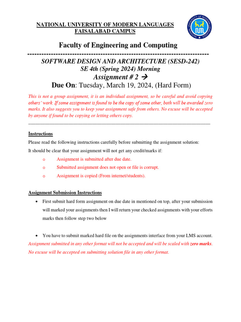 SDA Assignment 2 Spring 2024 | PDF