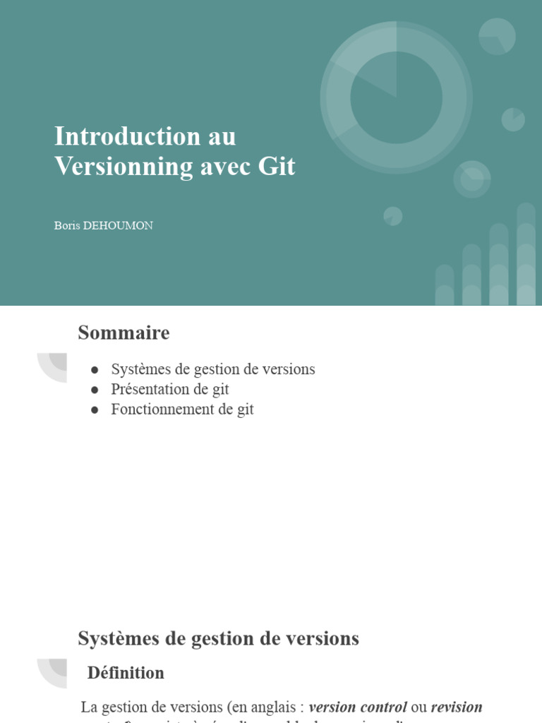 Intro Versionning Avec Git-1 | PDF
