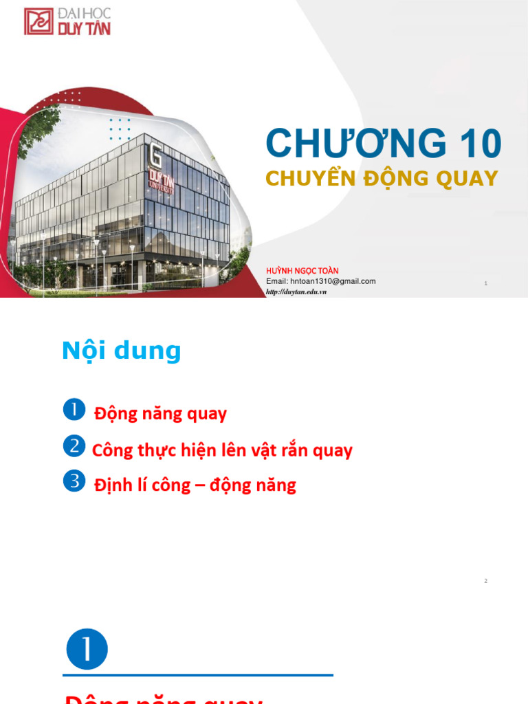 PHY 101 - Vat Li Dai Cuong A1 - Tieng Viet - 2024S - Lecture Slides ...