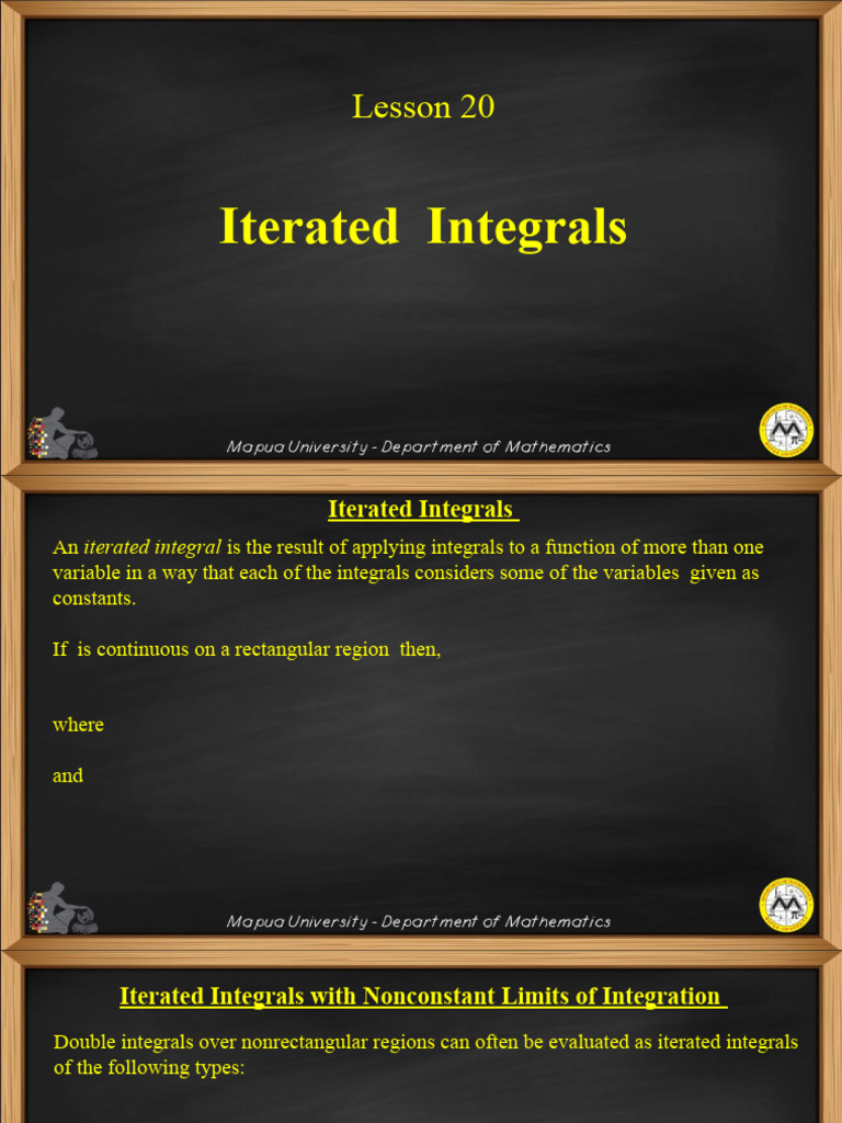 Understanding Iterated Integrals | PDF | Teaching Methods & Materials