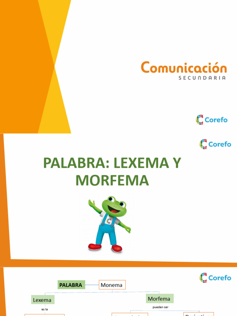 Lexema y Morfema: Ejemplos y Formación | PDF | Adverbio | Palabra