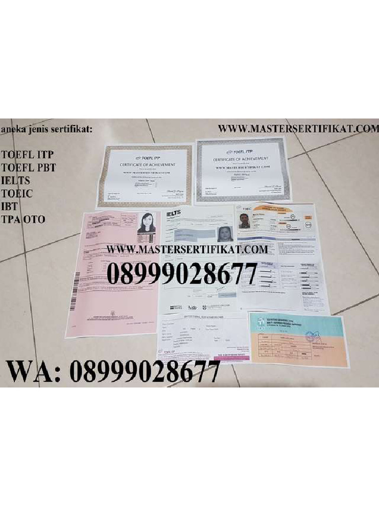 Jasa Toefl | PDF