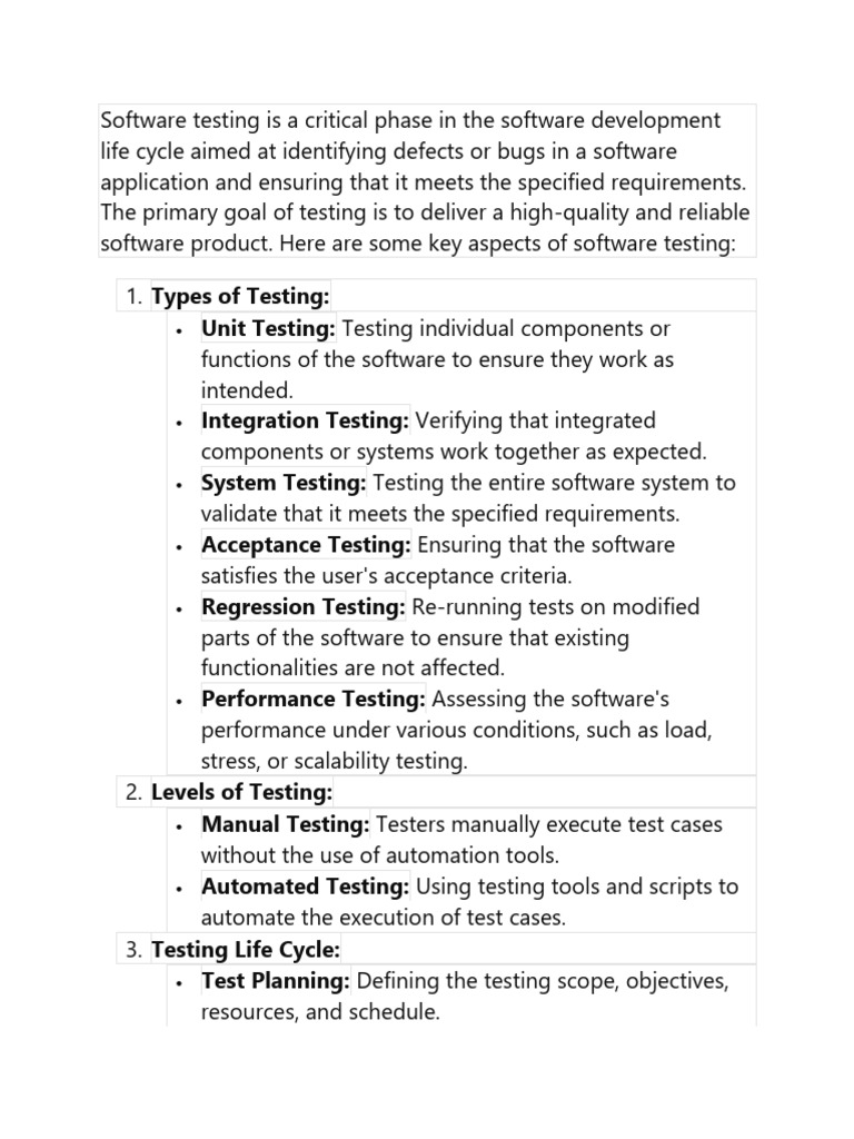 Software | Download Free PDF | Software Testing | Unit Testing Software | Download Free PDF | Software Testing | Unit Testing