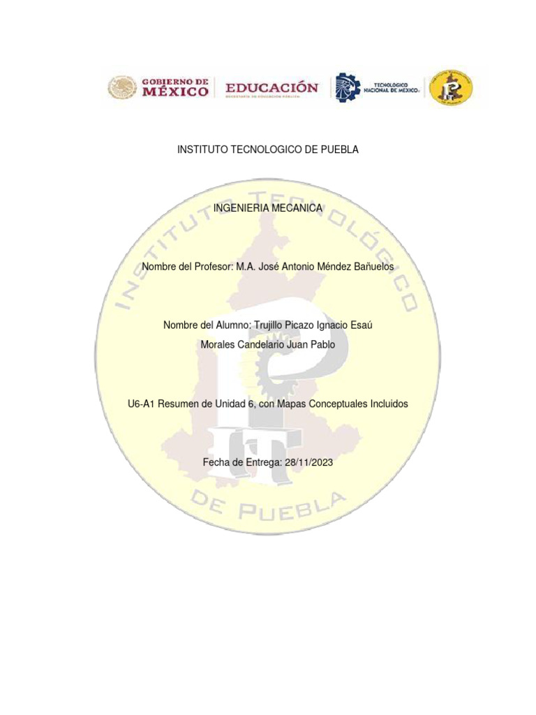 U6-A1 Resumen de Unidad 6, Con Mapas Conceptuales Incluidos | PDF | Presupuesto | Planificación