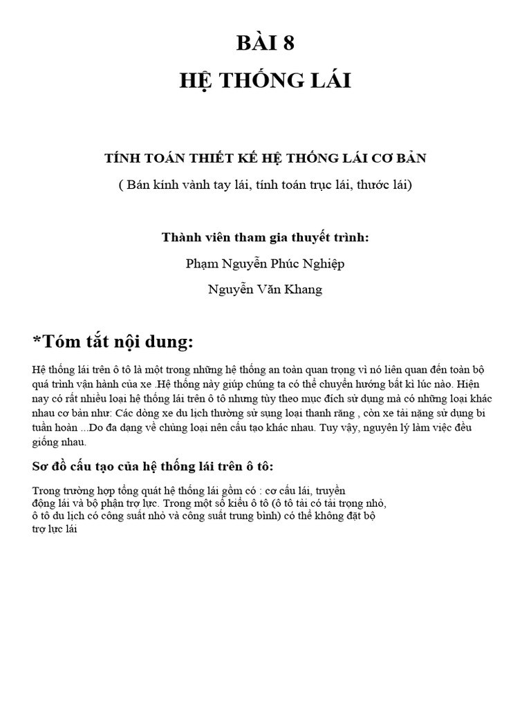 Bài 8 | PDF